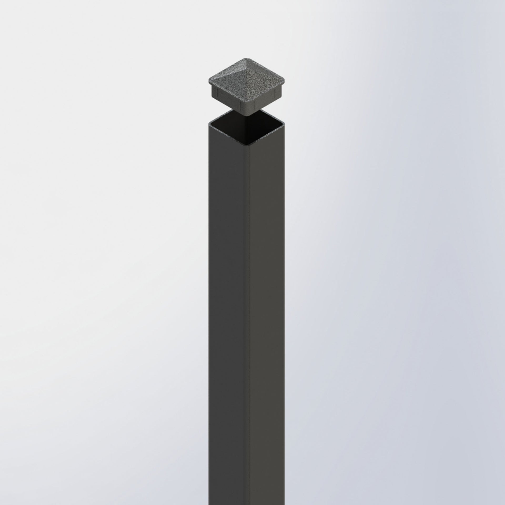 Aluminium Gate Post with Cap | Readymade Gates