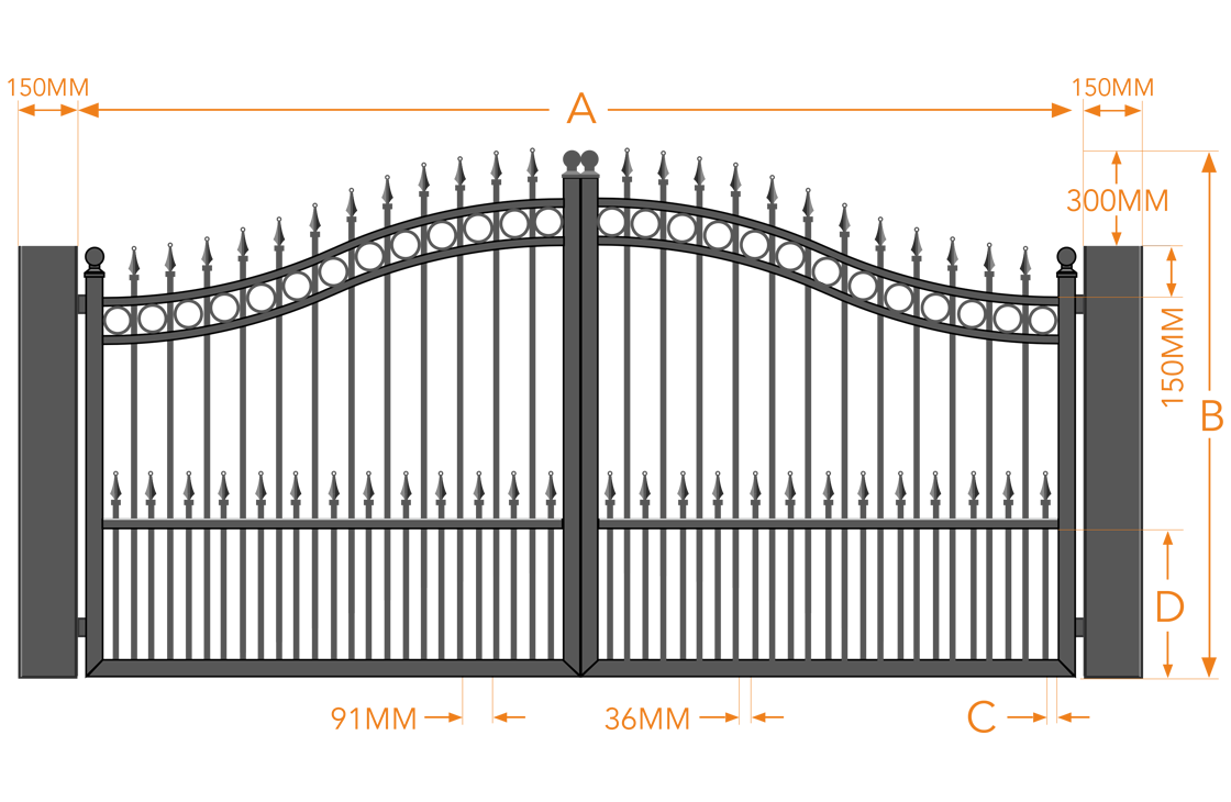 RMG012DG – Ready Made Gates