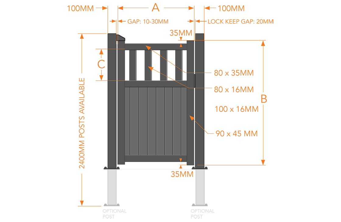 RMG014PG – Ready Made Gates